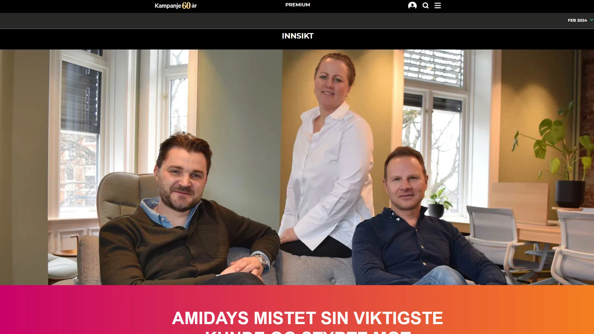 2023 startet blodrødt, men endte godt - Amidays